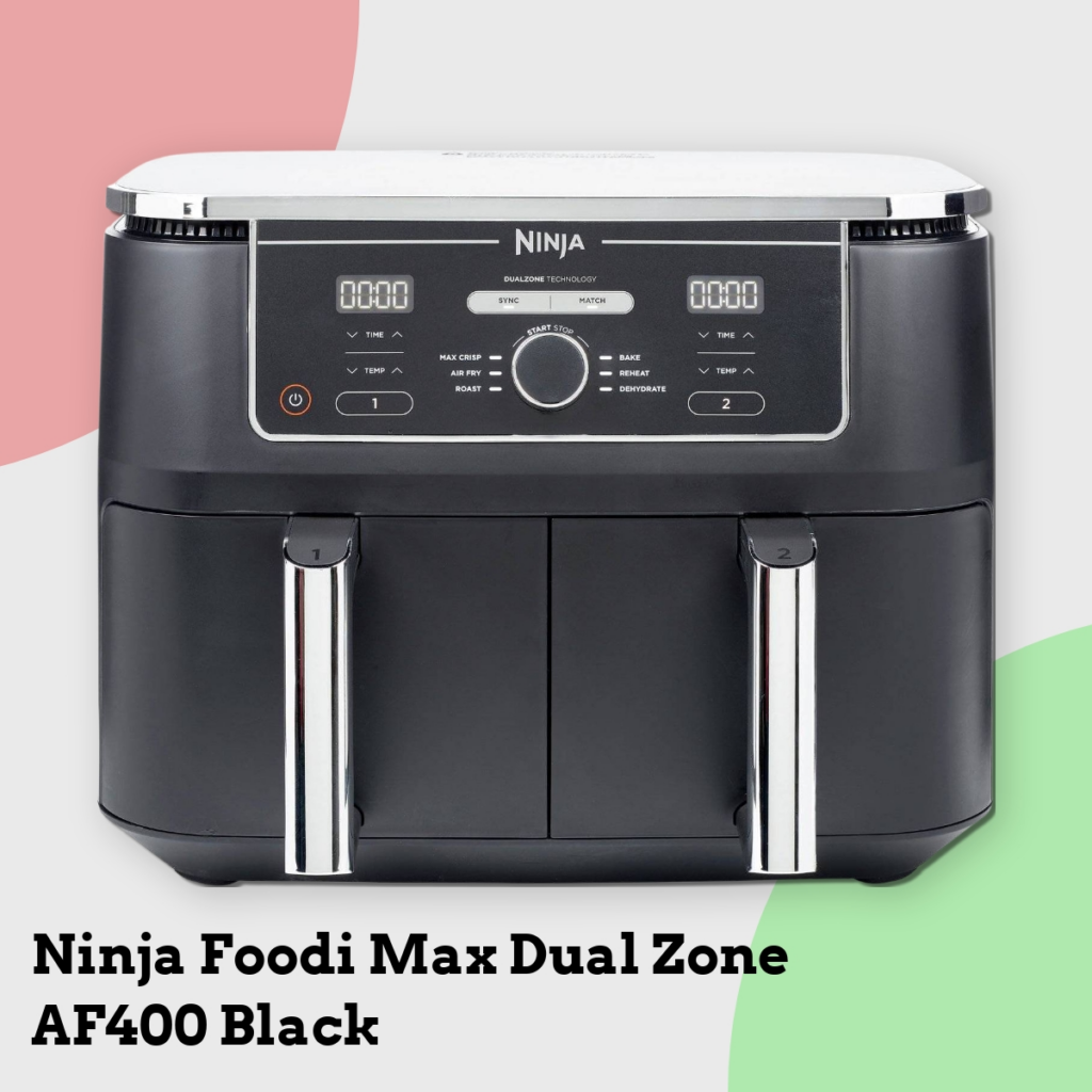 → Anmeldelse af Ninja Foodi Max Dual Zone AF400 Black (2025)